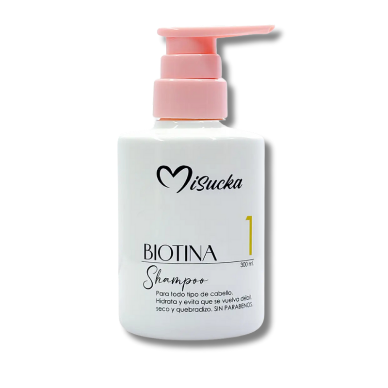 Shampoo con Biotina – MISUCKA (300ml) Crecimiento, Fuerza y Vitalidad – Florecer Cosmética